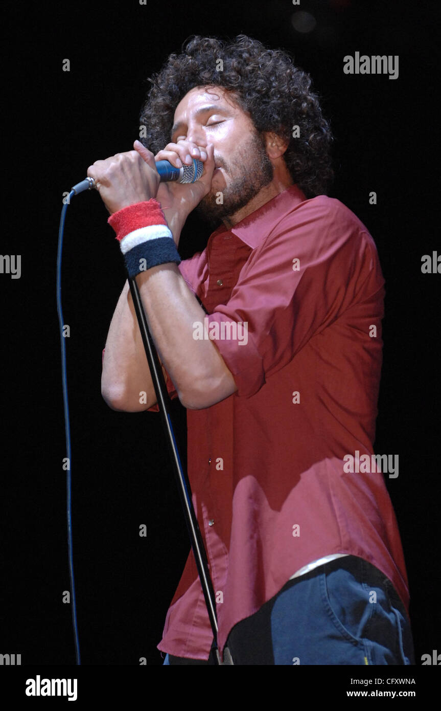 Apr. 29, 2007 Indio, CA; USA, Singer ZACH DE LA ROCHA of the band RAGE ...