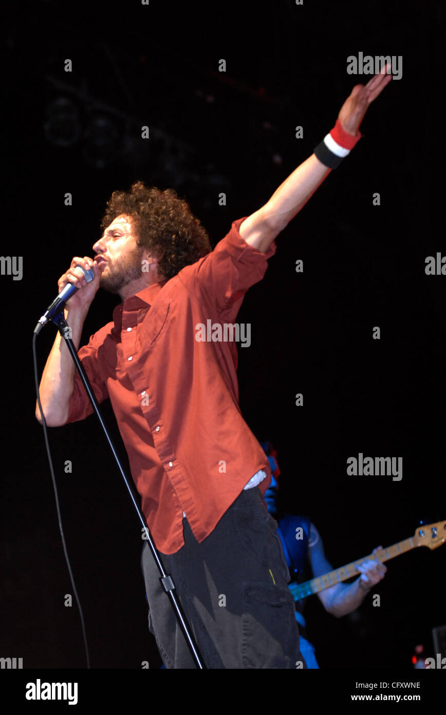 Apr. 29, 2007 Indio, CA; USA, Singer ZACH DE LA ROCHA of the band RAGE ...