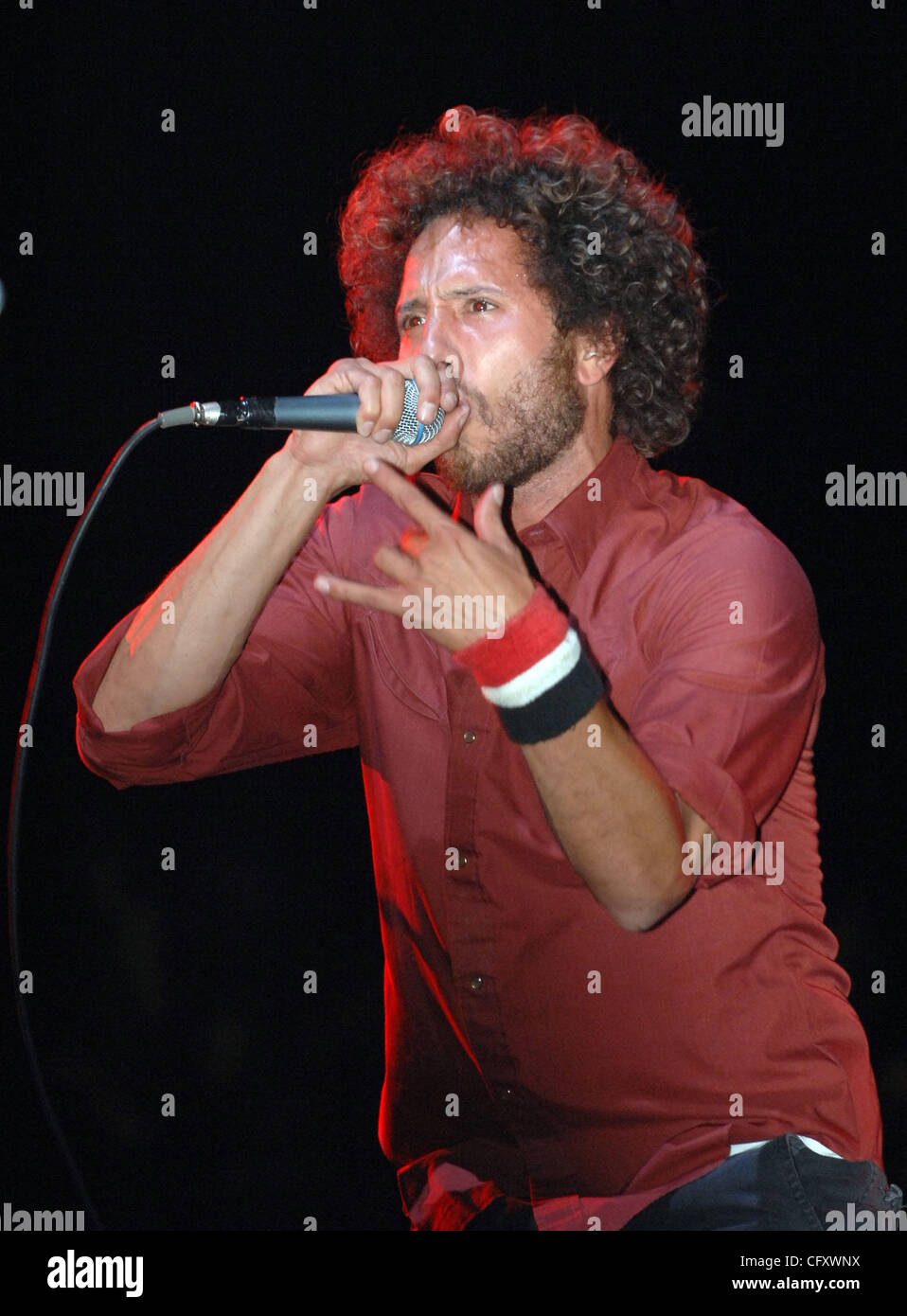 Apr. 29, 2007 Indio, CA; USA, Singer ZACH DE LA ROCHA of the band RAGE ...