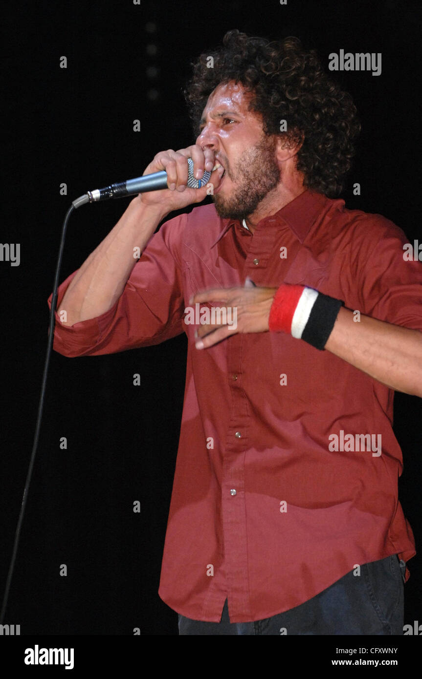 Apr. 29, 2007 Indio, CA; USA, Singer ZACH DE LA ROCHA of the band RAGE ...