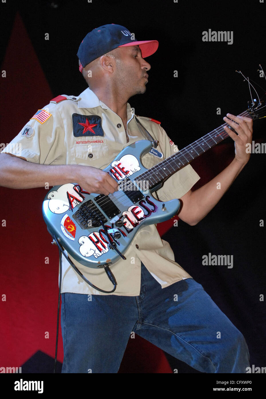 Apr. 29, 2007 Indio, CA; USA, Guitarist TOM MORELLO of the band RAGE ...