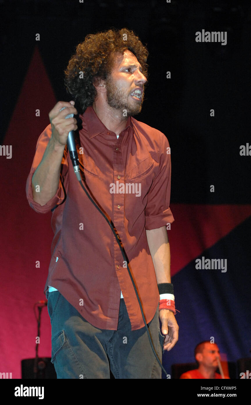 Apr. 29, 2007 Indio, CA; USA, Singer ZACH DE LA ROCHA of the band RAGE ...