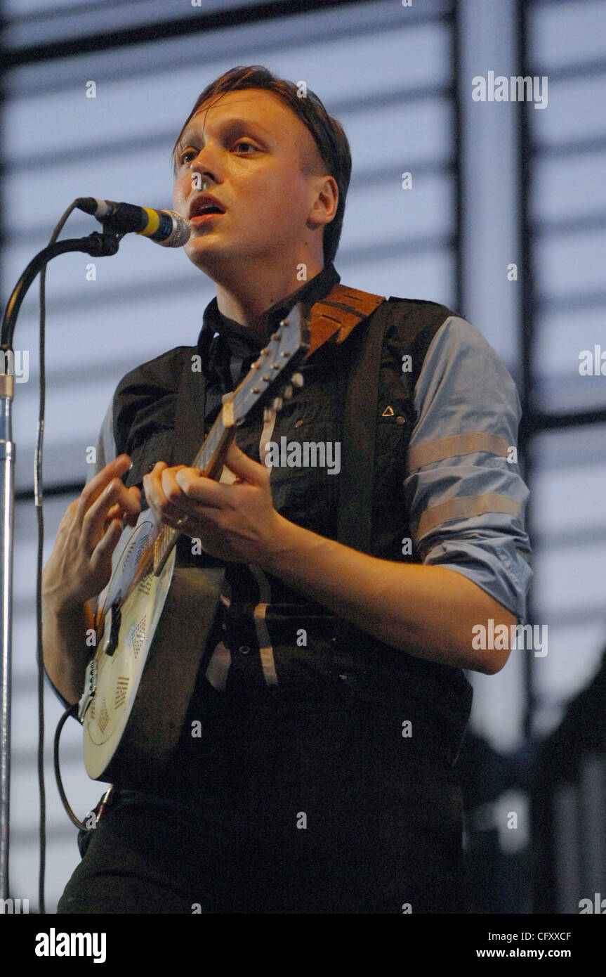 Apr. 28, 2007 Indio, CA; USA, Musician WIN BUTLER of the band THE ...