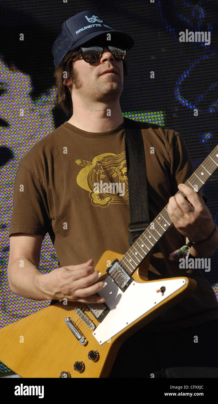 April 28, 2007; Indio, CA, USA; Musician JOHN COLLINS of the band 'The ...