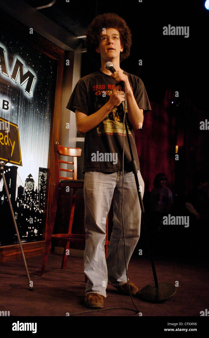 Comedian Alejandro Kolleeny, 16, of Brooklyn performs as part of Kids ...