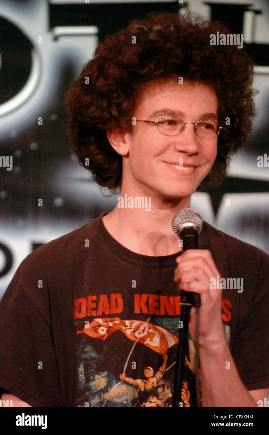 Comedian Alejandro Kolleeny, 16, of Brooklyn performs as part of Kids ...