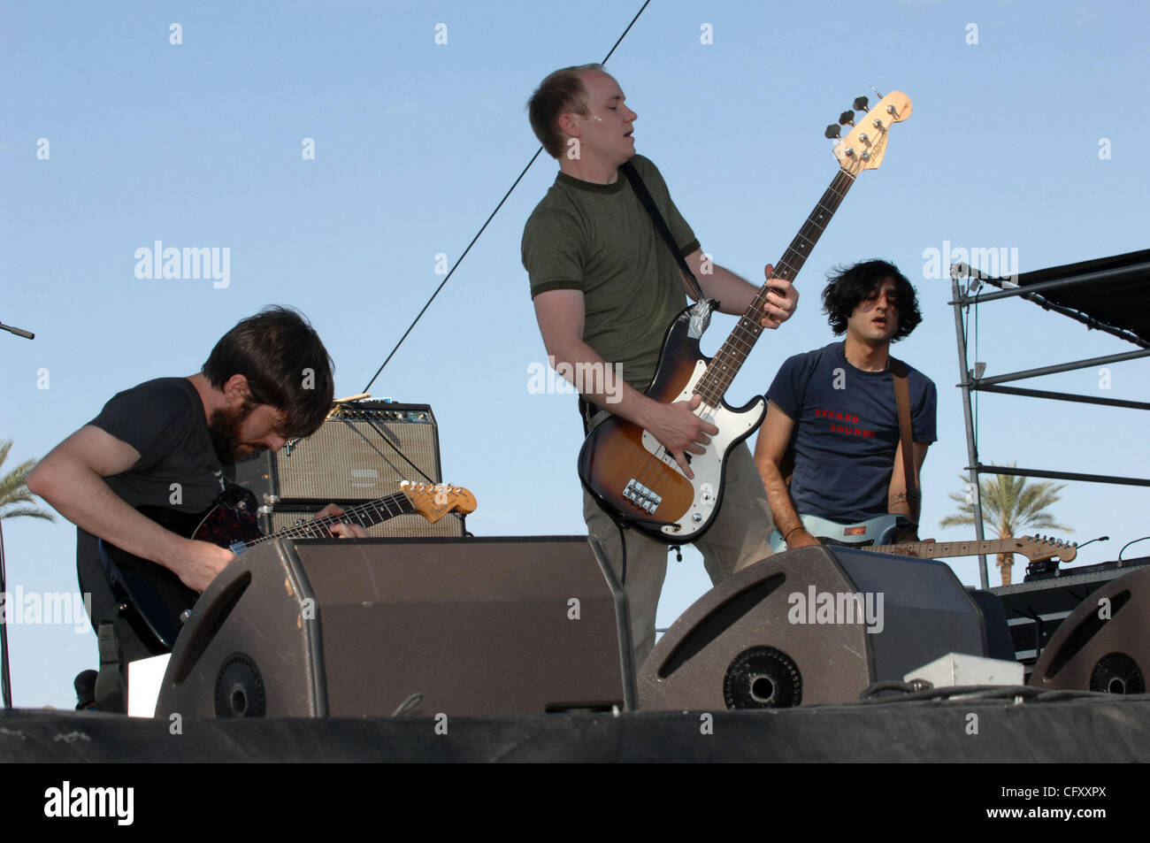 Apr 29, 2007 Indio, CA; USA, (L-R) Guitarist MUNAF RAYANI, Bass ...