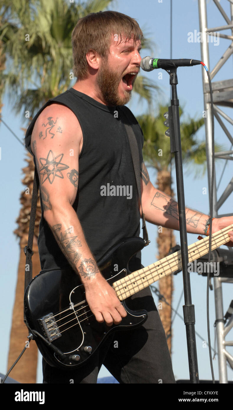 Apr. 29, 2007 - Indio, California, USA - Bass Guitarist ANDREW SEWARD ...