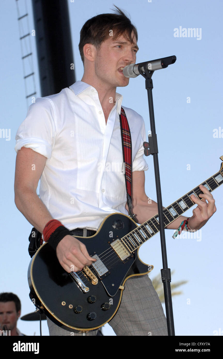 Apr 29, 2007 Indio, CA; USA, Singer/Guitarist DAN GILLESPIE of the band ...