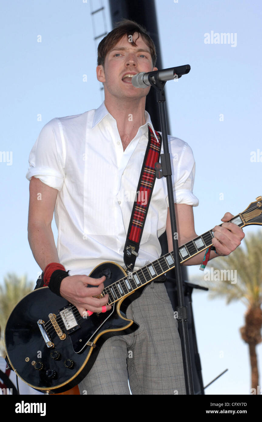 Apr 29, 2007 Indio, CA; USA, Singer/Guitarist DAN GILLESPIE of the band ...