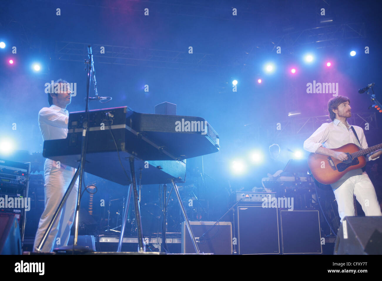 Air performing at the Coachella Valley Music and Arts Festival at the ...