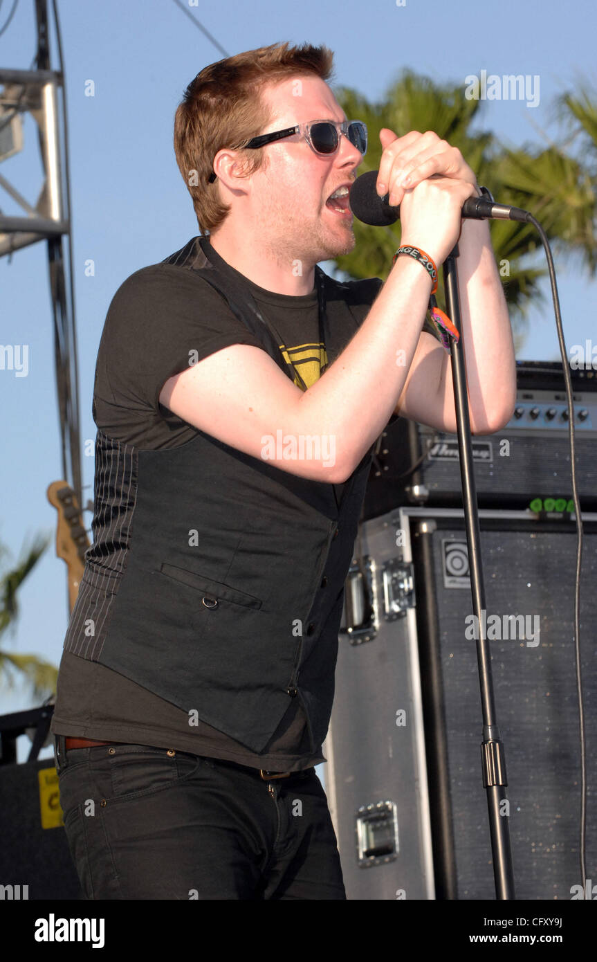 Apr. 29, 2007 Indio, CA; USA, Singer RICKY WILSON of the band THE ...
