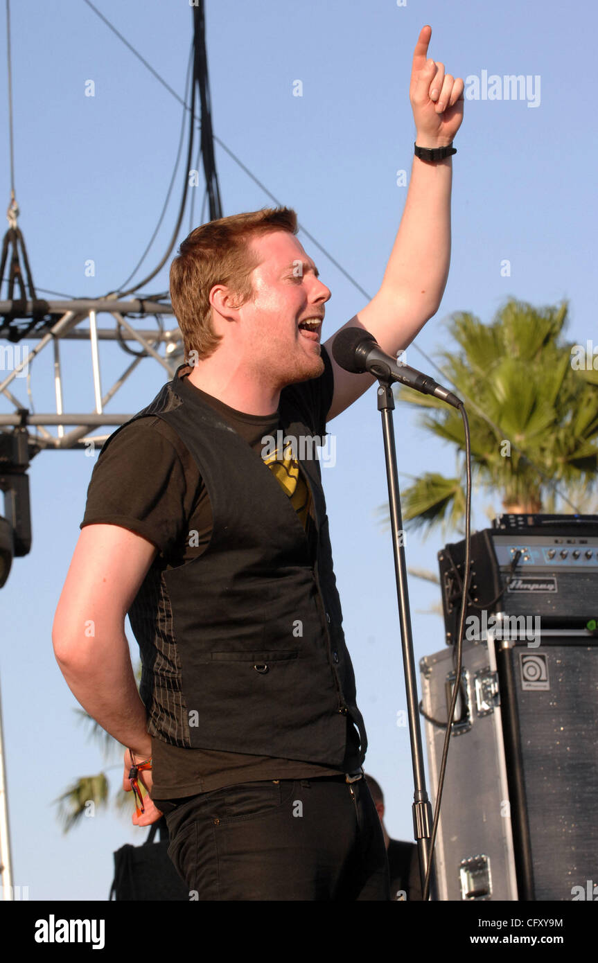 Apr. 29, 2007 Indio, CA; USA, Singer RICKY WILSON of the band THE ...