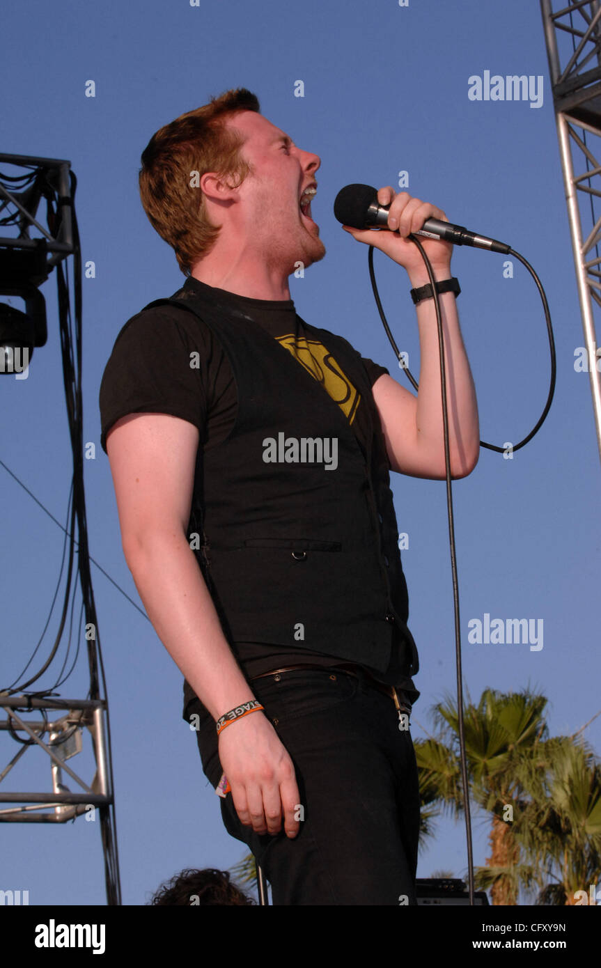Apr. 29, 2007 Indio, CA; USA, Singer RICKY WILSON of the band THE ...