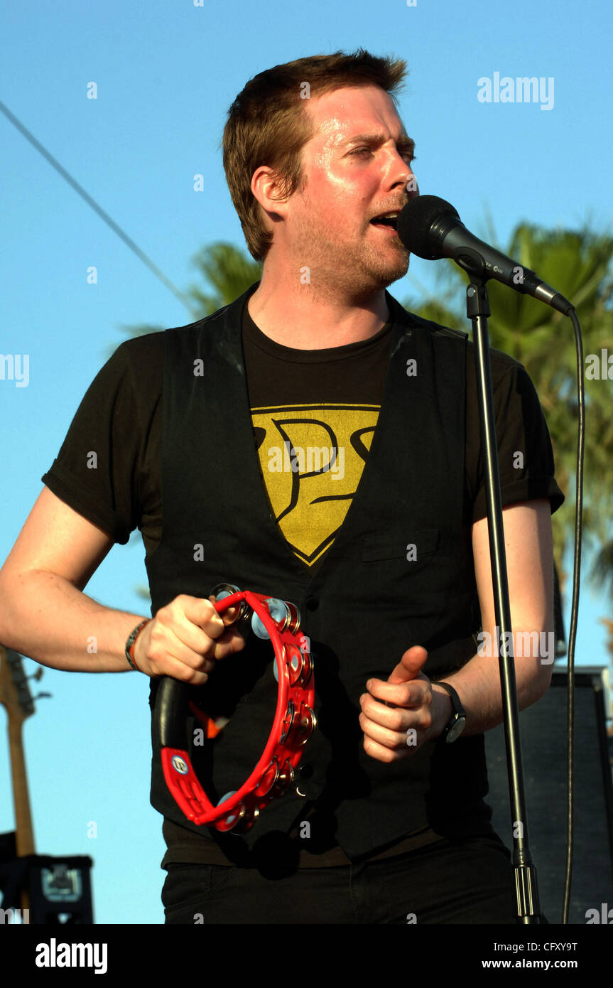 Apr. 29, 2007 Indio, CA; USA, Singer RICKY WILSON of the band THE ...