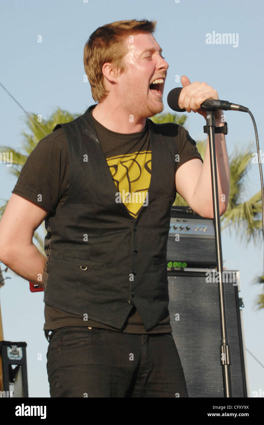 Apr. 29, 2007 Indio, CA; USA, Singer RICKY WILSON of the band THE ...