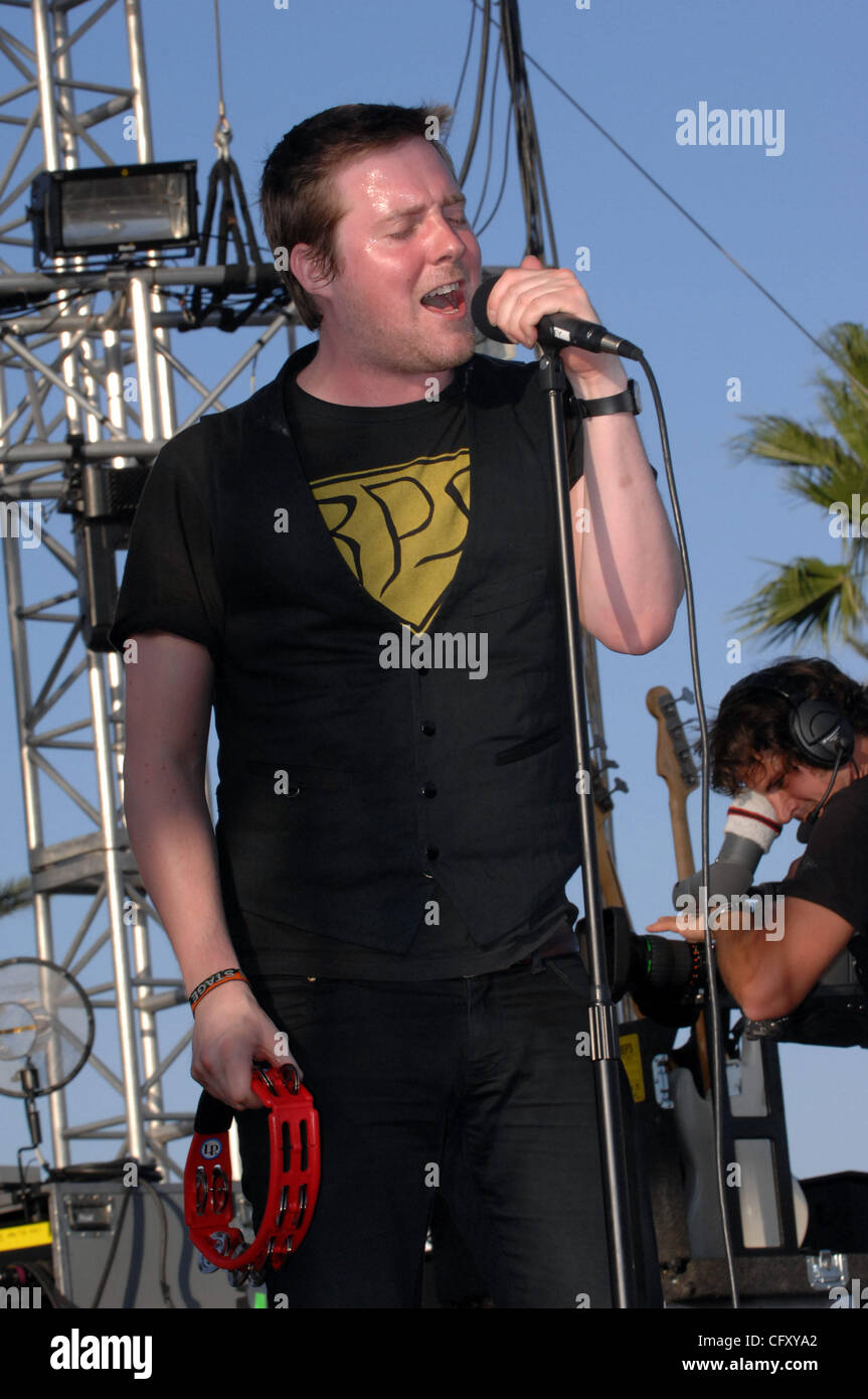 Apr. 29, 2007 Indio, CA; USA, Singer RICKY WILSON of the band THE ...