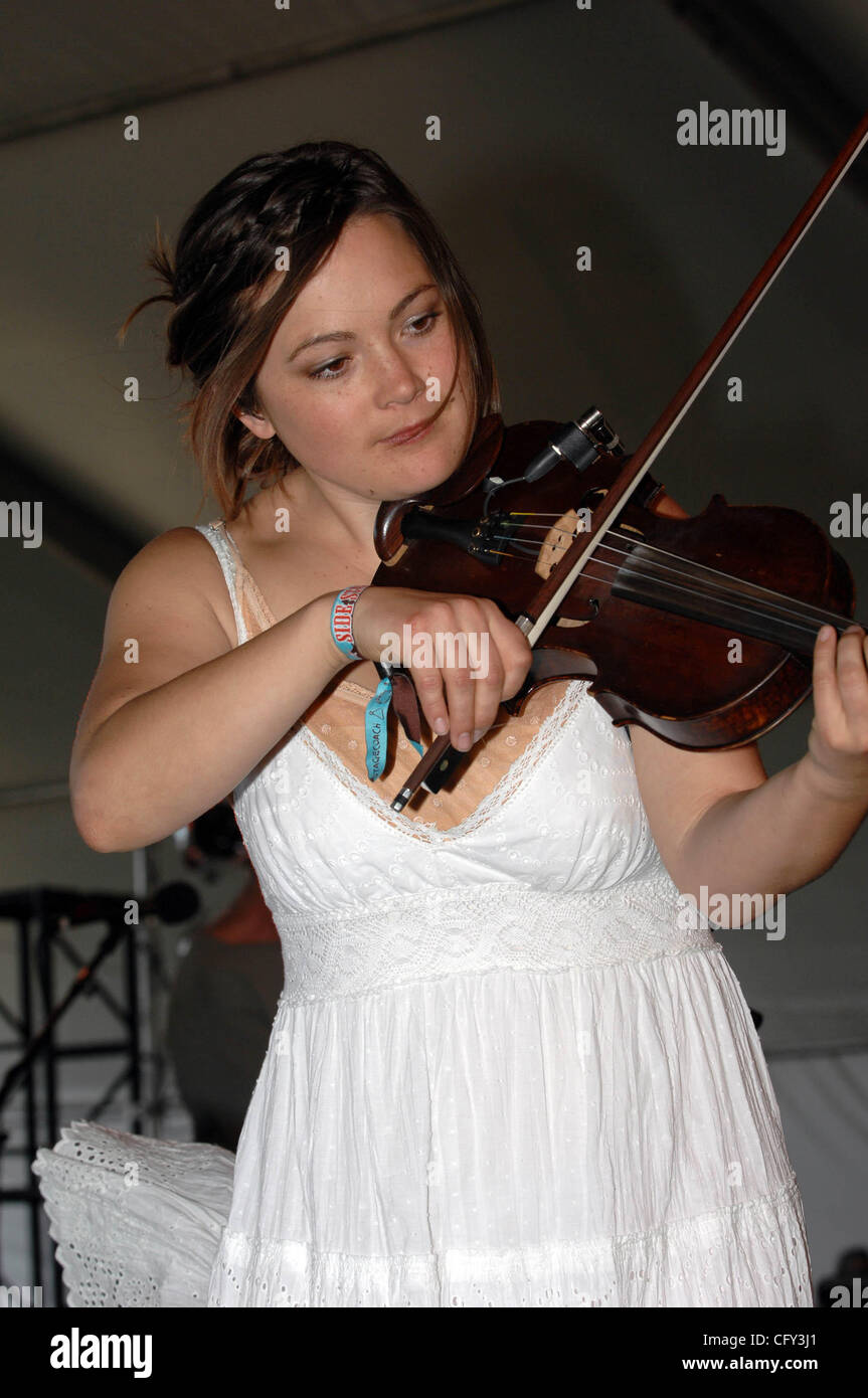 May 5, 2007 Indio, CA; USA, Musician SARAH WATKINS of the band NICKEL ...