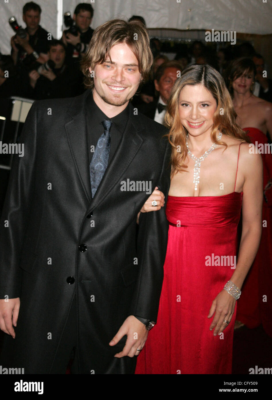 May 07, 2007 - New York, NY, USA -CHRISTOPHER BACKUS and actress MIRA ...