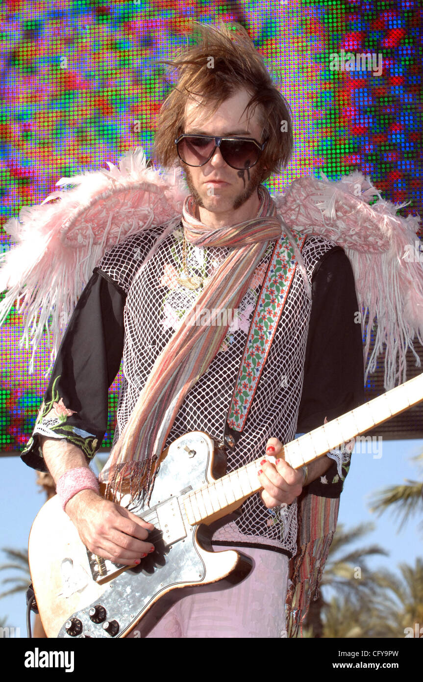 Apr. 27, 2007 Indio, CA; USA, Guitarist BRYAN POOLE of the band OF ...