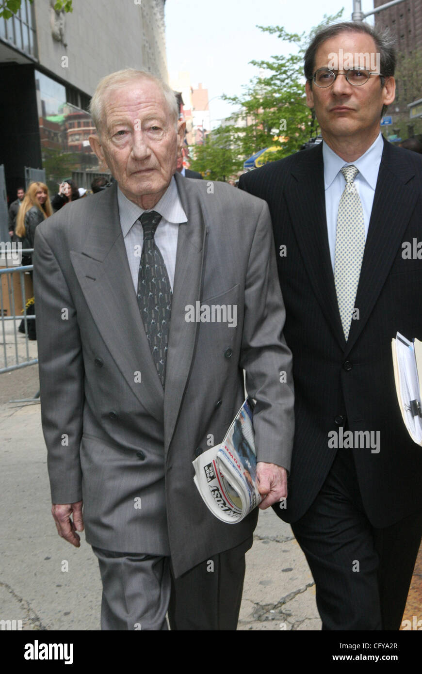 Peter Braunstein father, Alberto Braunstein leaving for a lunch break ...