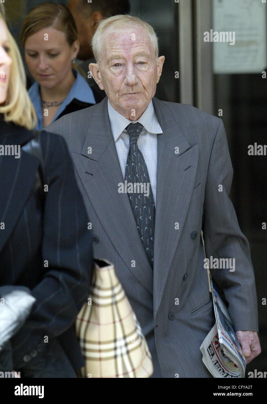 Peter Braunstein father, Alberto Braunstein leaving for a lunch break ...