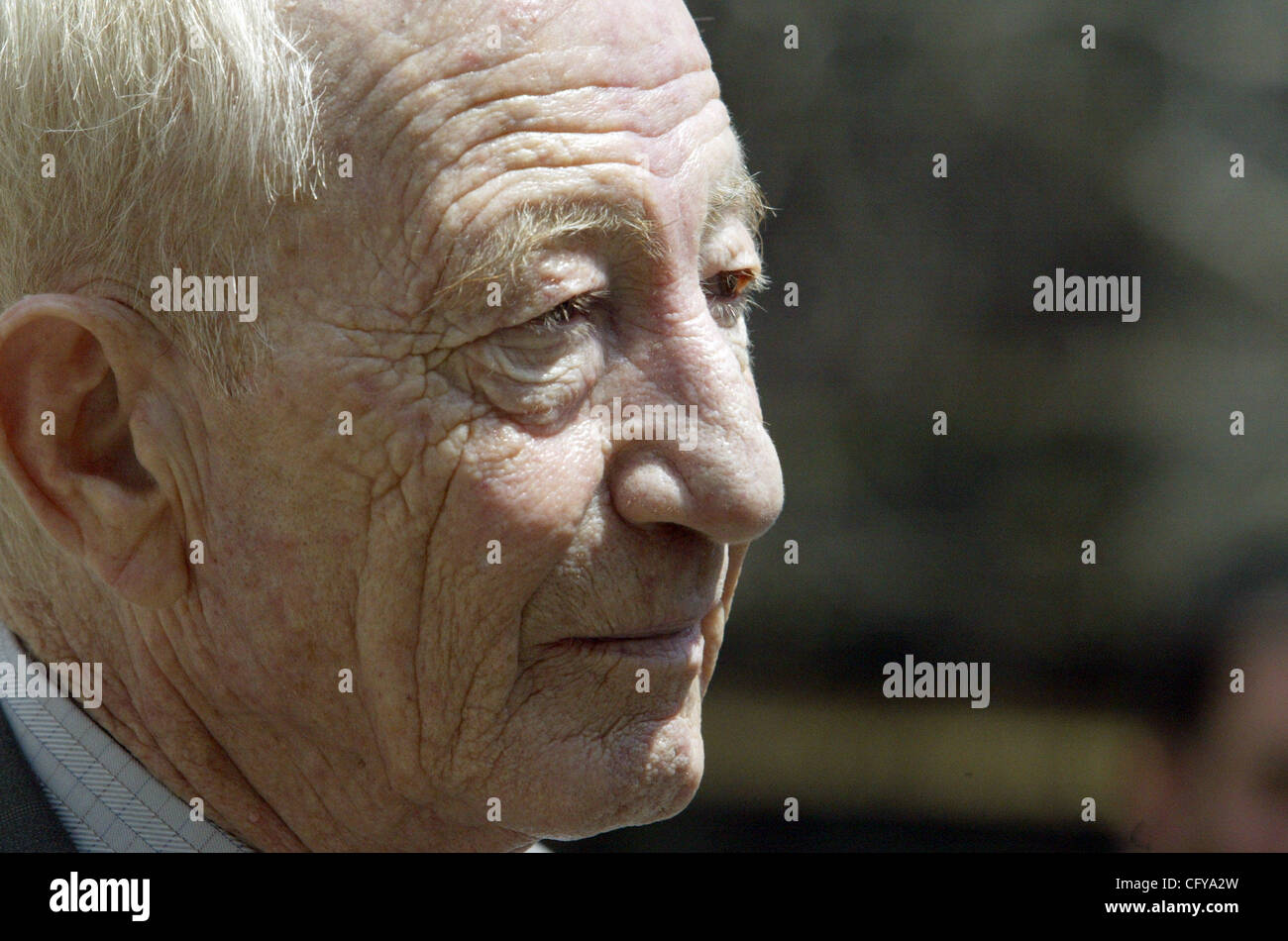 Peter Braunstein father, Alberto Braunstein leaving for a lunch break ...