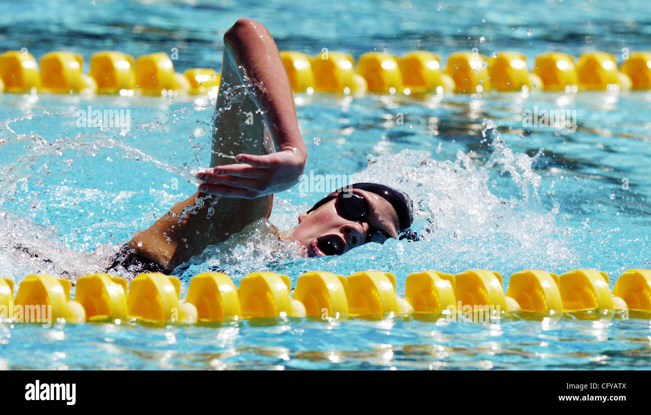 Bishop O'Dowd's Jen Gregson swimming in the Hayward Area Athletic ...