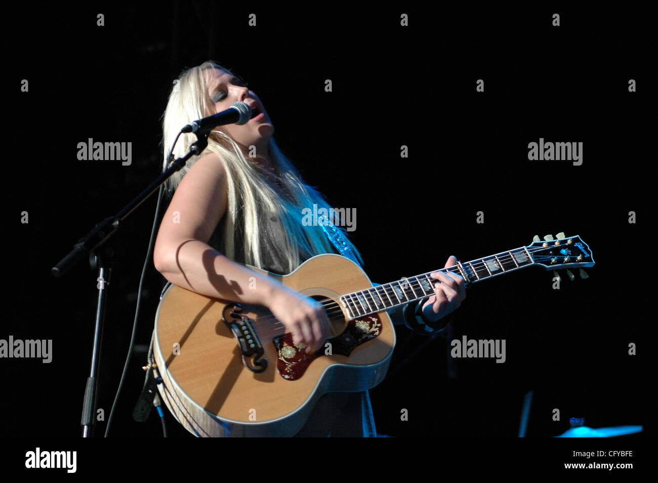 Country singer Catherine Britt performs at Walnut Creek Amphitheater in ...