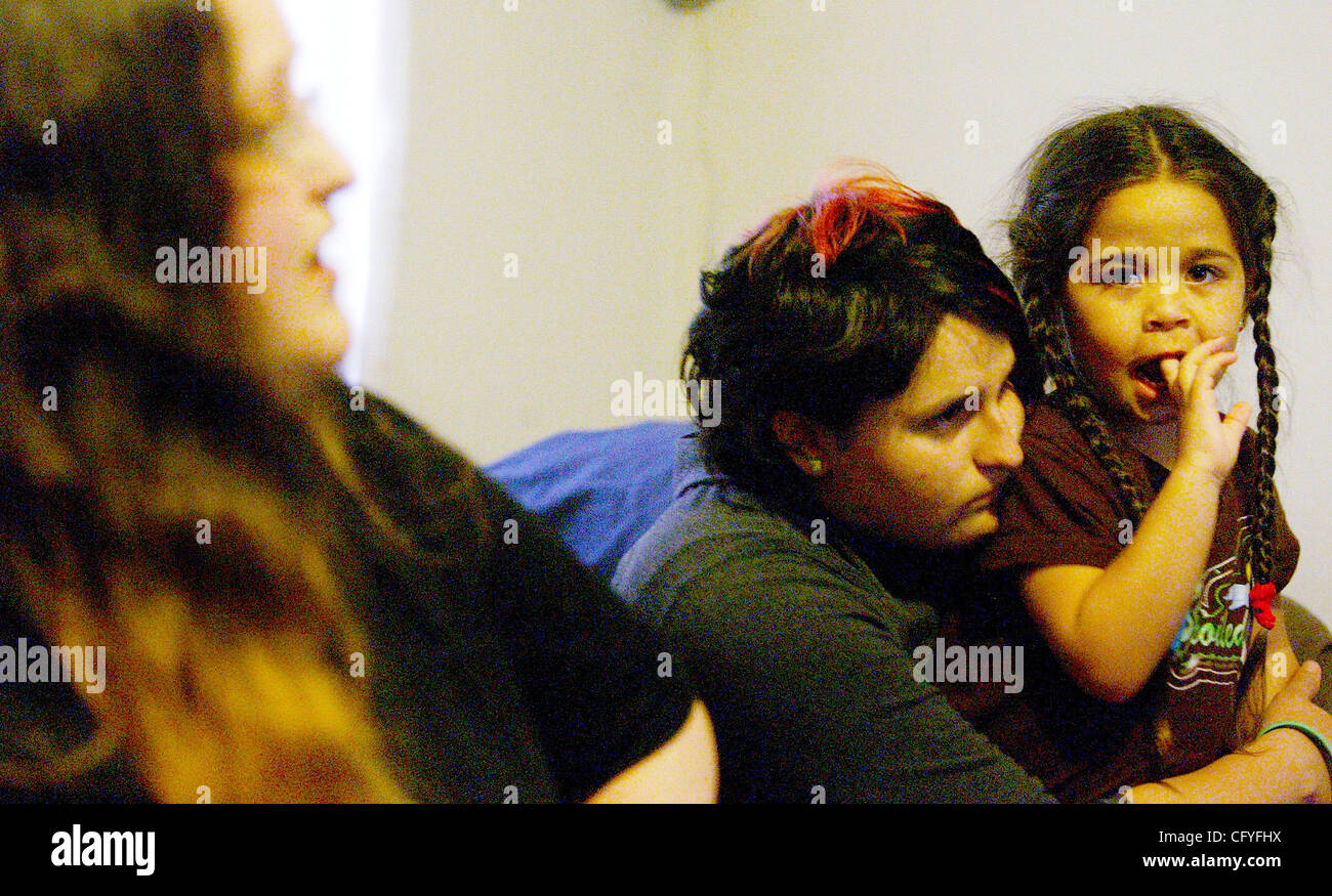 Esther Howard (left) and her daughters Teresa Montano and Alexis Howard ...