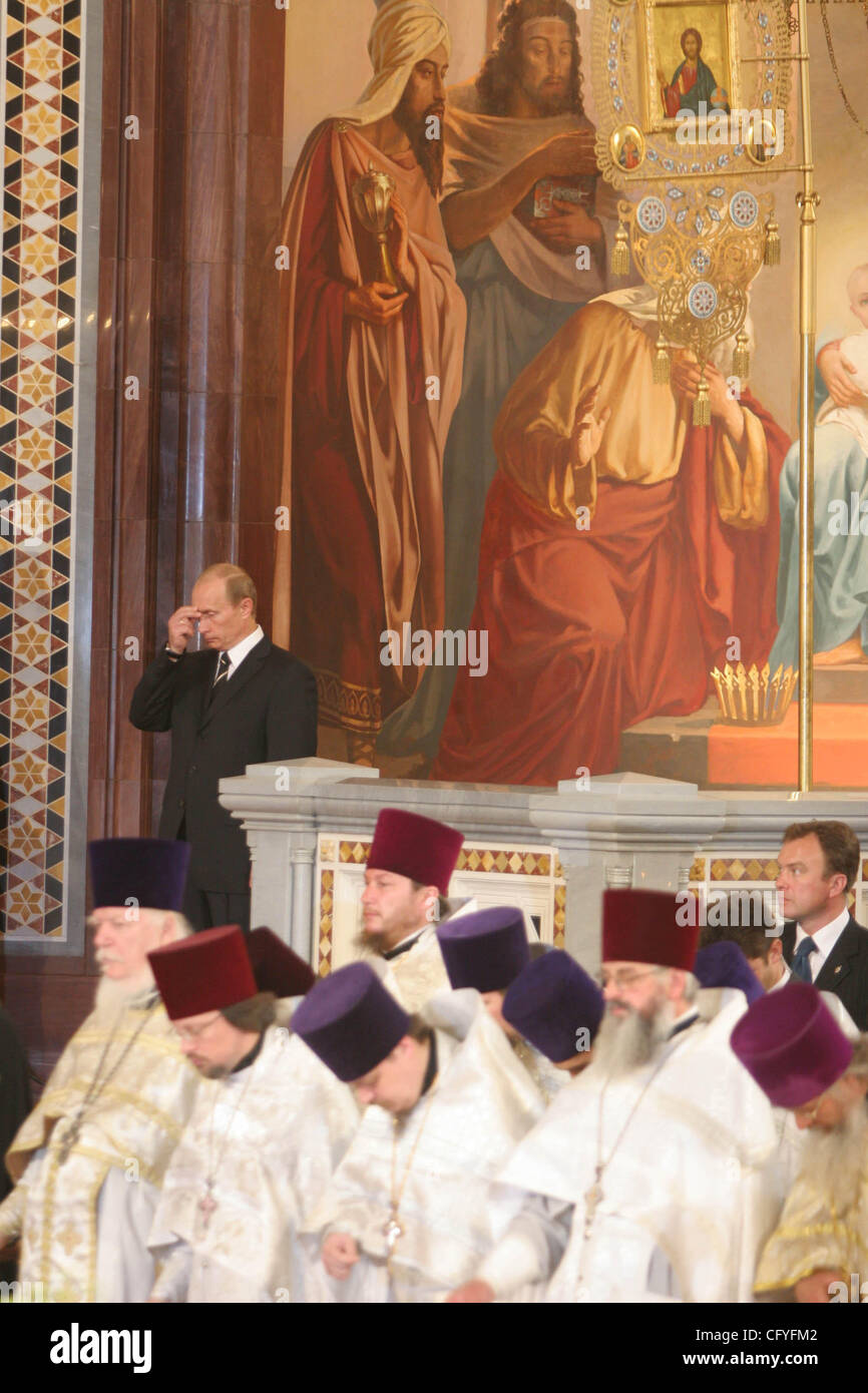 Russian President Vladimir Putin at the ceremony of signing the ...