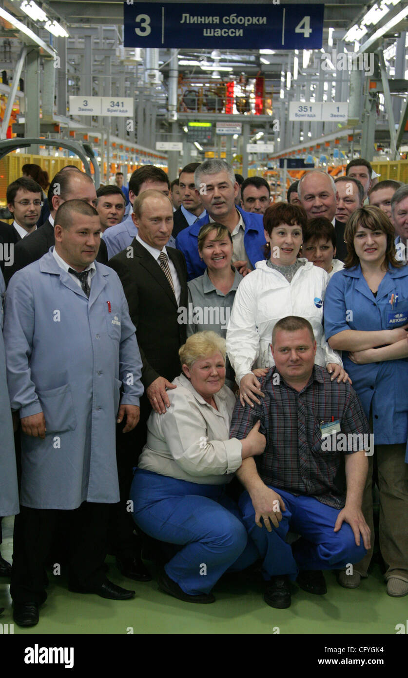 May 18, 2007 - Tolyatti, Russia - Russian President VLADIMIR PUTIN with ...