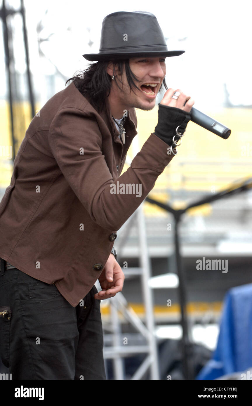 May 19, 2007 Columbus, OH; USA, Singer ADAM GONTIER of the band THREE ...