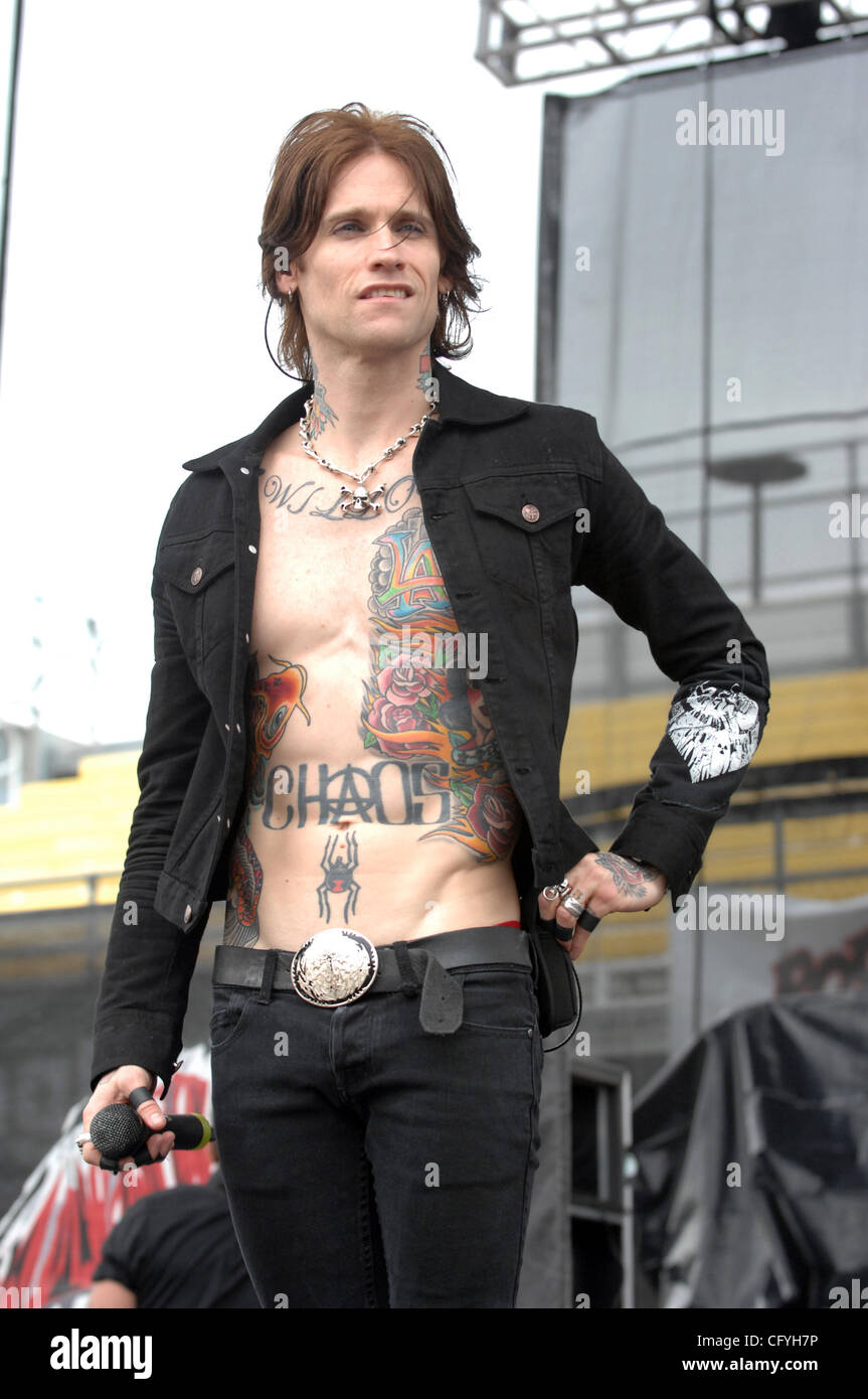May 19, 2007 Columbus, OH; USA, Singer JOSH TODD of the band BUCKCHERRY ...