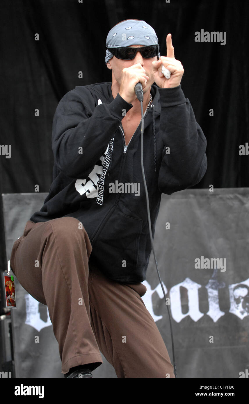 May 19, 2007 Columbus, OH; USA, Singer JOHNNY STRONG of the band ...