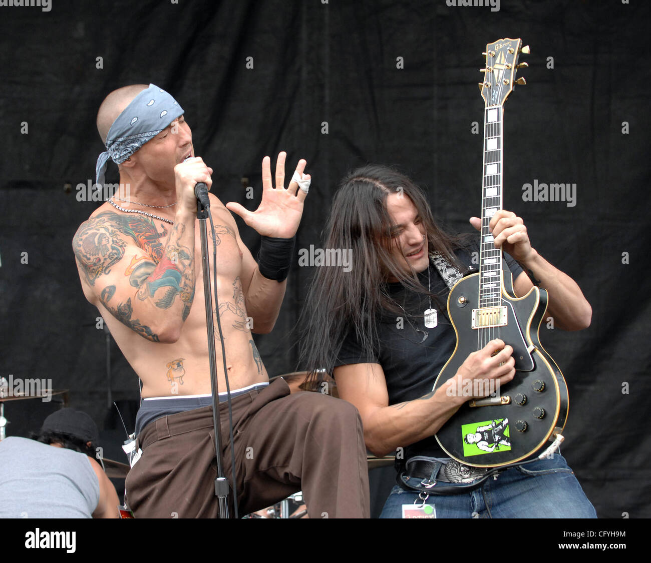 May 19, 2007 Columbus, OH; USA, Guitarist RICKY THOMAS and Singer ...