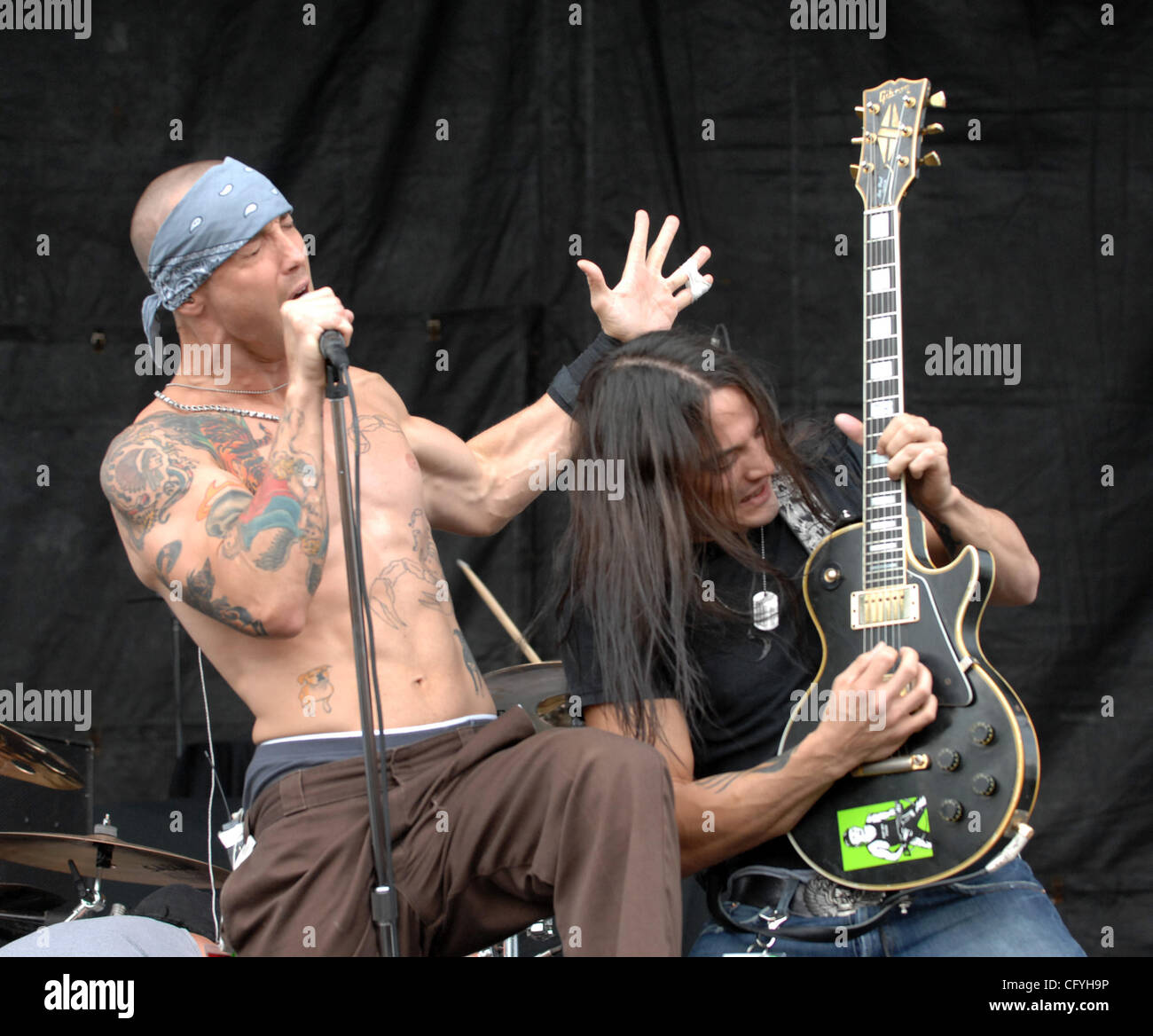 May 19, 2007 Columbus, OH; USA, Guitarist RICKY THOMAS and Singer ...