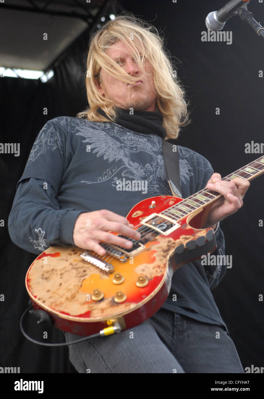 May 19, 2007 Columbus, OH; USA, Guitarist WES SCANTLIN of the band ...