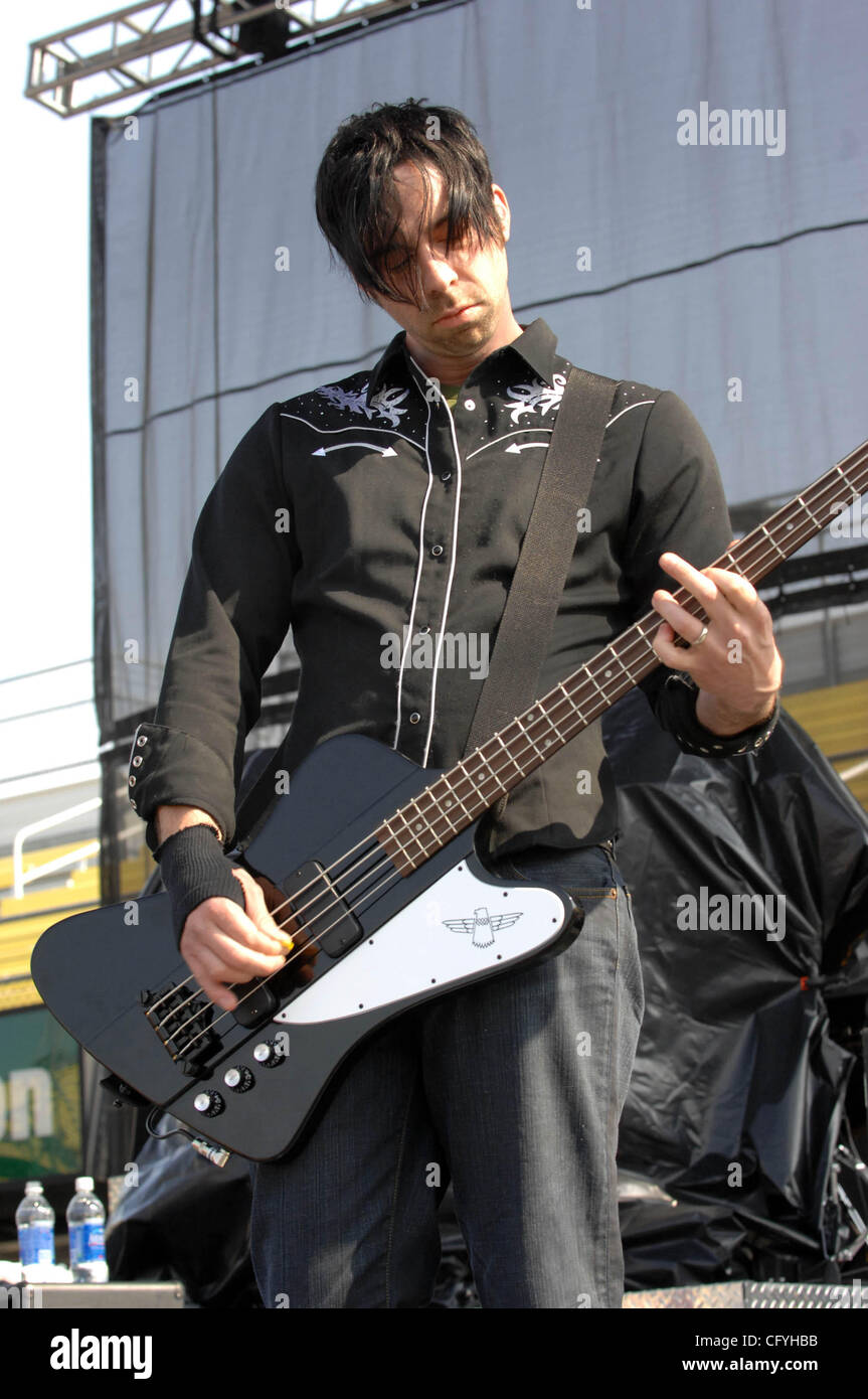 May 19, 2007 Columbus, OH; USA, Bass Guitarist JOE LOEFFLER of the band ...