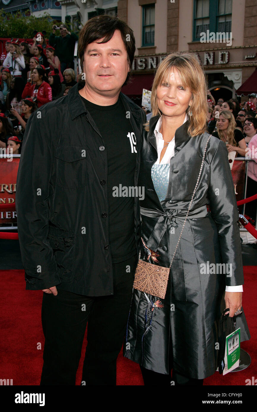 May 19, 2007 - Anaheim, CA, USA - Director GORE VERBINSKI and guest at ...