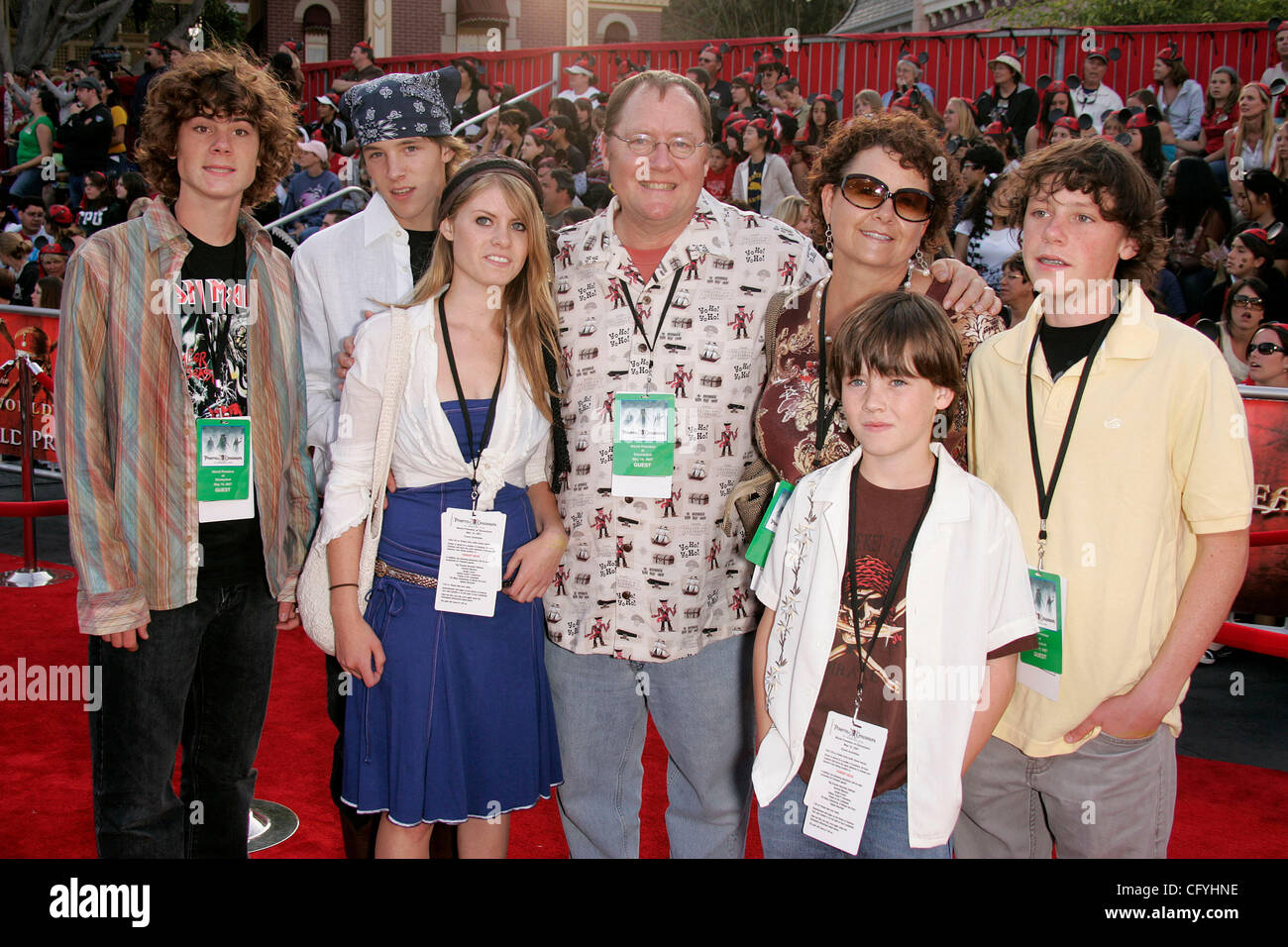 John lasseter and family hi-res stock photography and images - Alamy