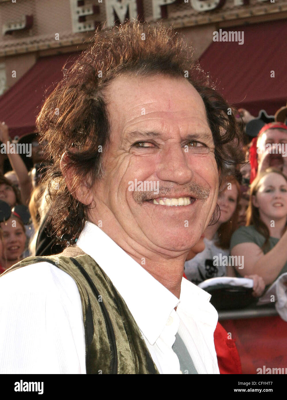 May 19, 2007; Hollywood, California, USA; Musician/Actor KEITH RICHARDS ...