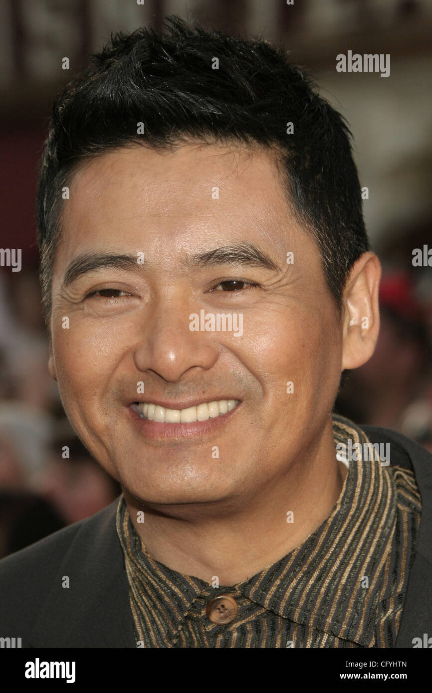 May 19, 2007; Anaheim, California, USA; Actor CHOW YUN FAT at the ...