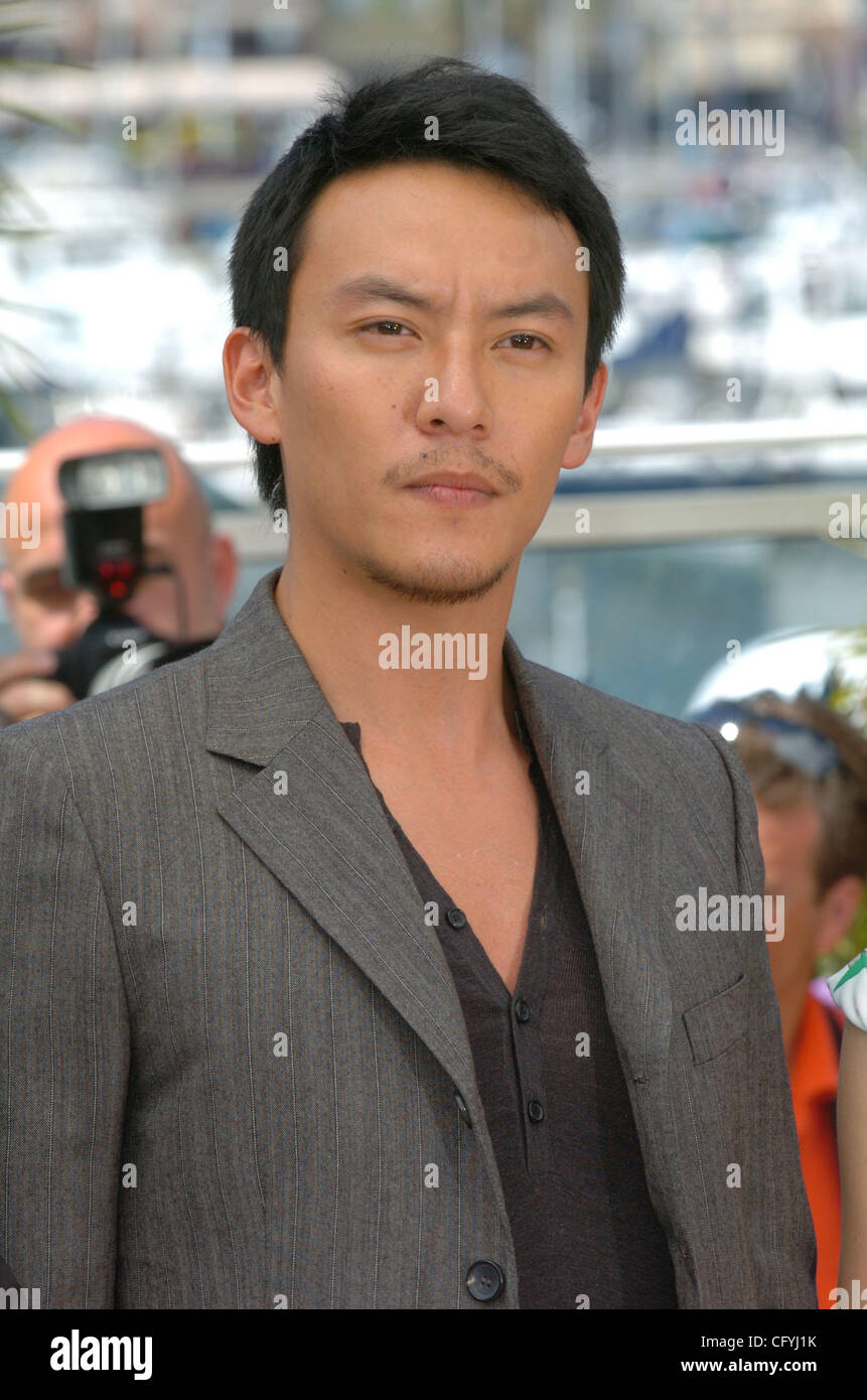Actor CHANG Chen at the 2007 Cannes festival for "Soom" photocall Stock ...