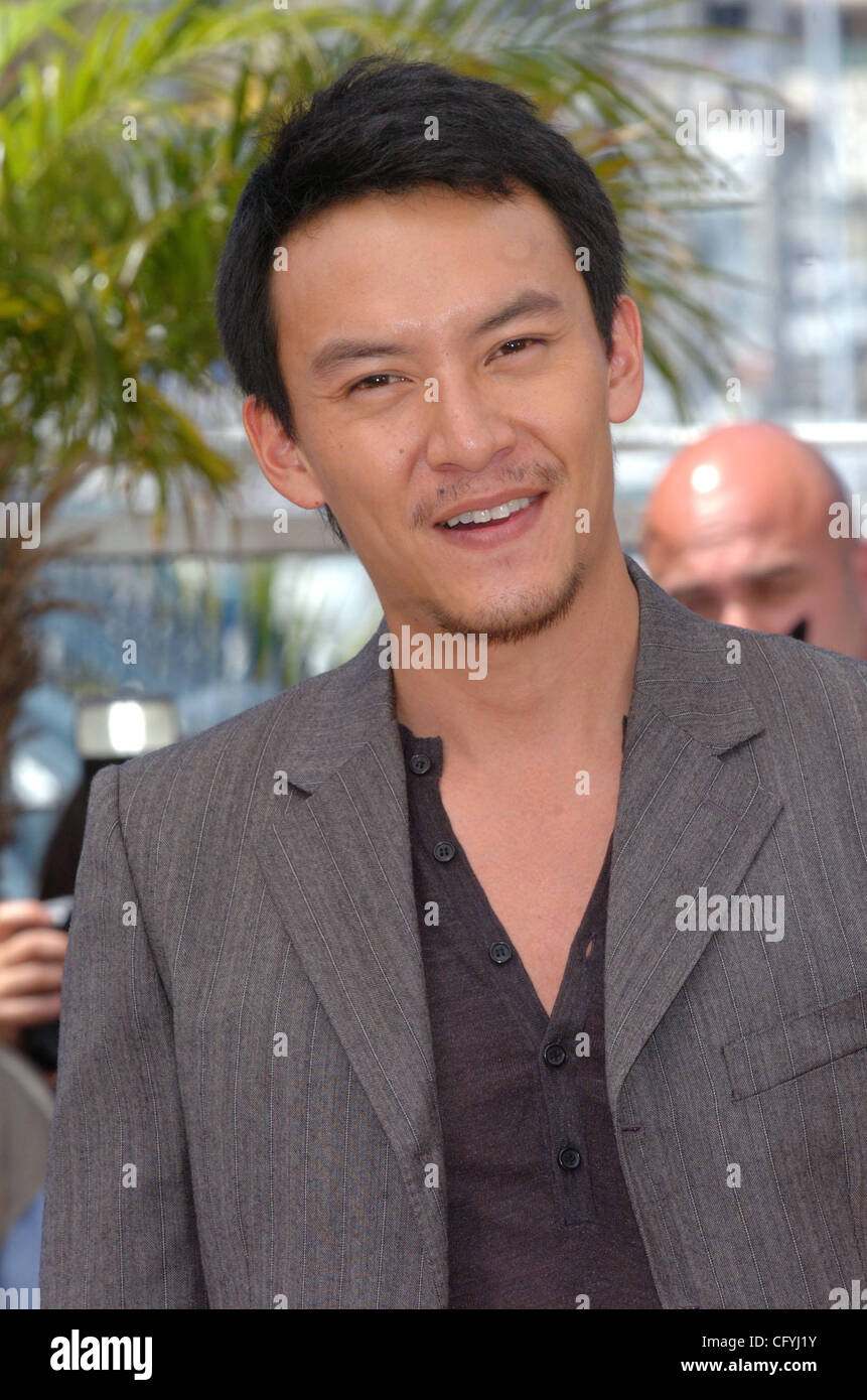 Actor CHANG Chen at the 2007 Cannes festival for "Soom" photocall Stock ...
