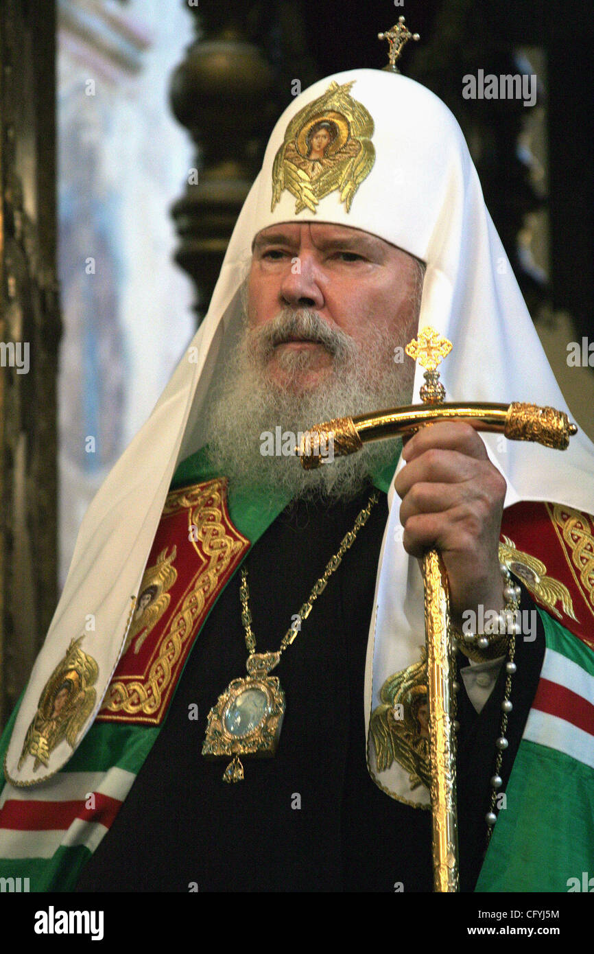 Patriarch Alexy II, who led the Russian Orthodox Church for 18 years ...