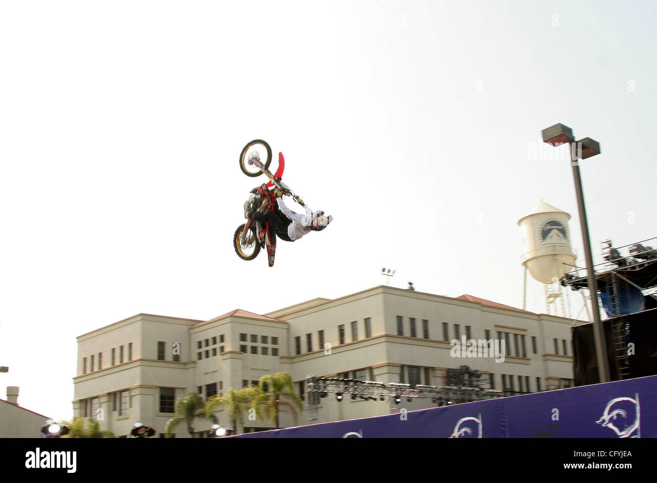 May 20, 2007; Hollywood, California, USA; Freestyle Motorcross/Stuntman ...