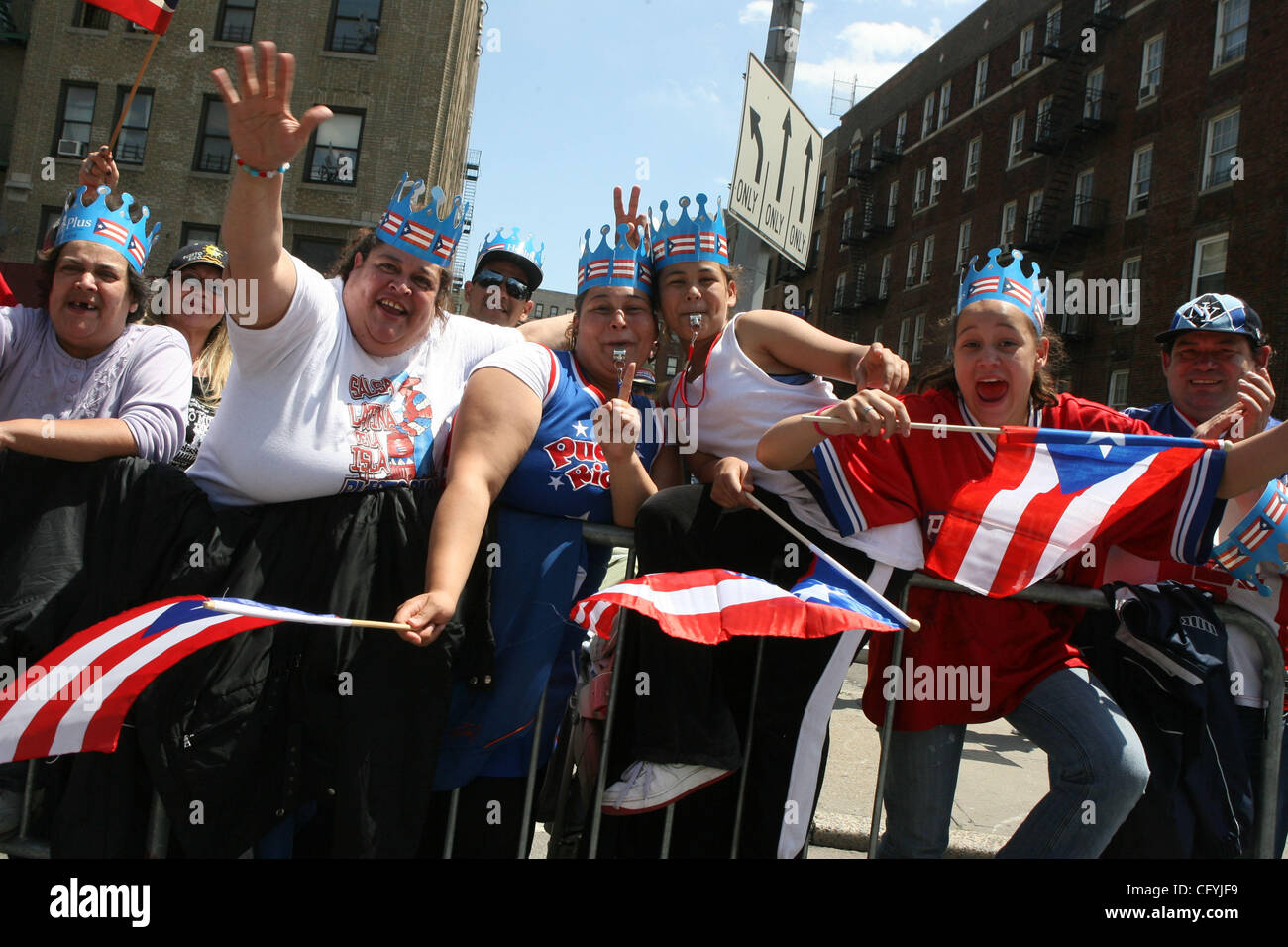 Puerto Rican day Parade along Grand Concourse in the Bronx today May ...