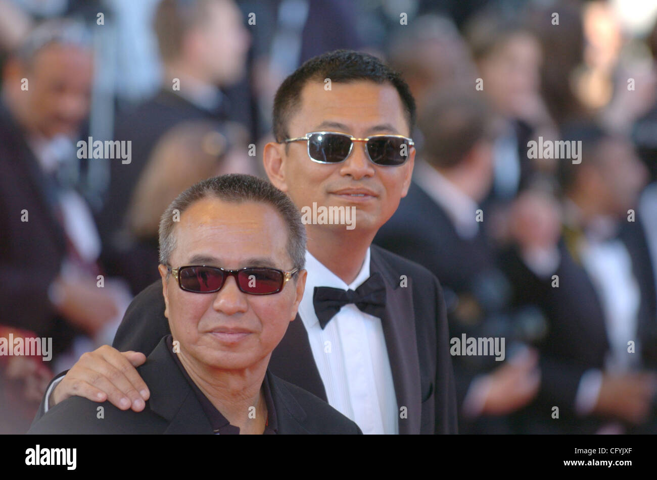 Wong Kar-Wai, Hou Hsiao-Hsien, at the "Chacun Son Cinema" All Directors ...