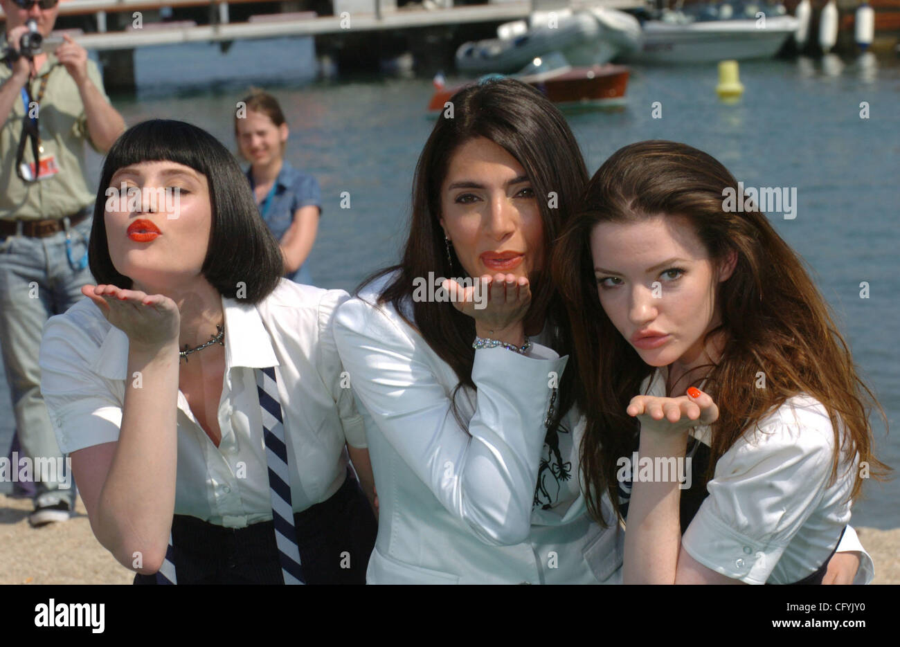 Talulah Riley, Caterina Murino and Gemma Arterton at the 2007 Cannes ...